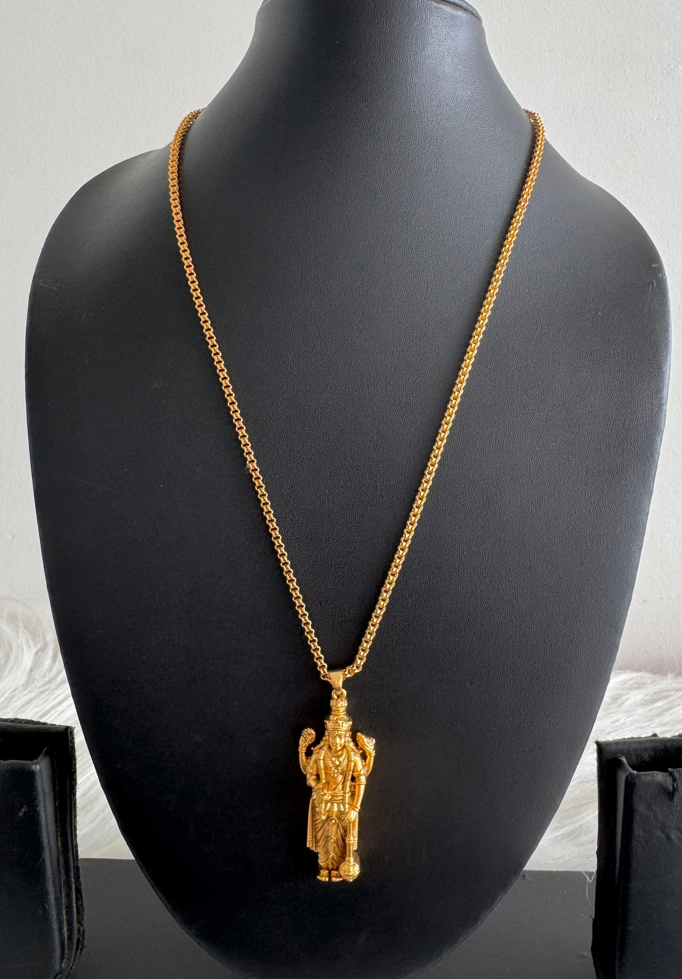 Matte finish 18 inches chain with Maha Vishnu pendant dj-51233 – dreamjwell