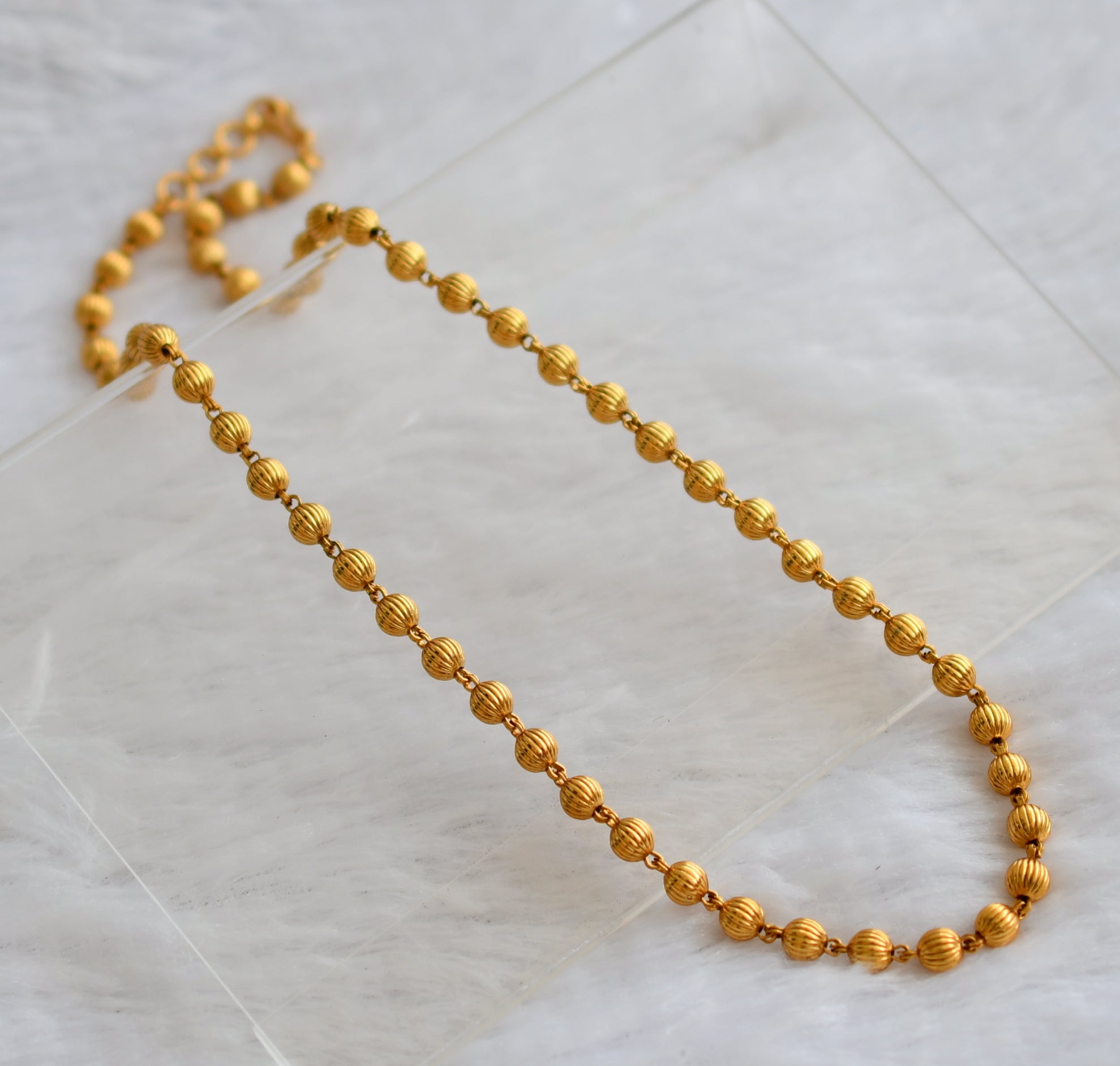 Antique gold tone 18 inches ball chain dj-46102 – dreamjwell