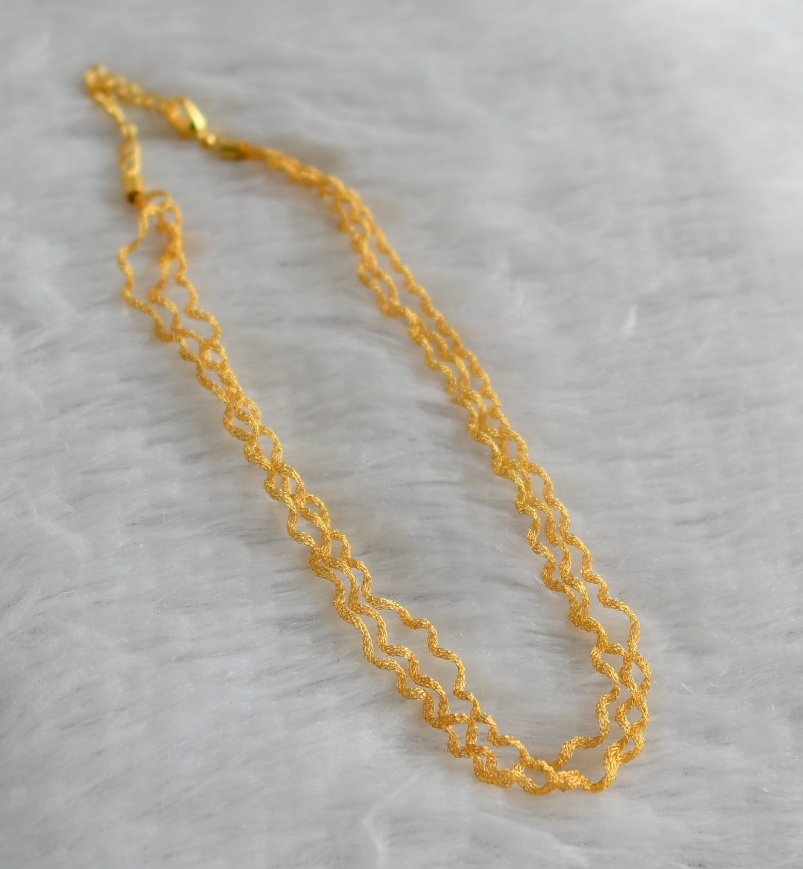 Matte finish 18 inches chain dj-46793 – dreamjwell