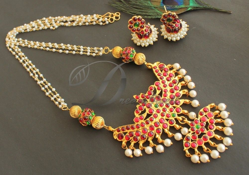 DREAMJWELL - Beautiful Kemp-green Pearl Designer Short Haar Set DJ2493 ...