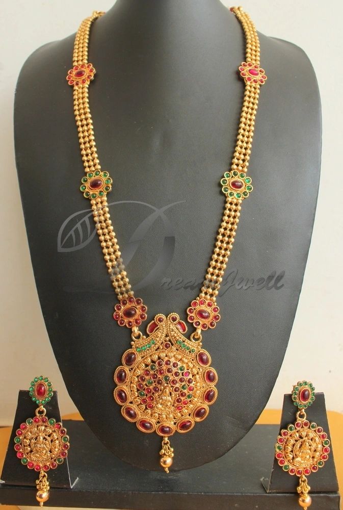 DREAMJWELL - Beautiful Antique Kemp-green Designer Short Haar Set DJ26 ...